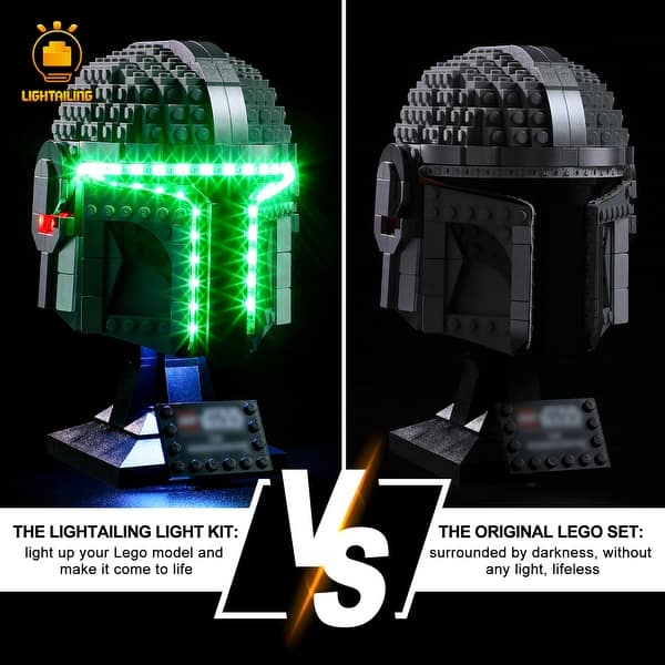Led Light Kit for Legos 75328 Star Wars™ The Mandalorian™ Helmet ...