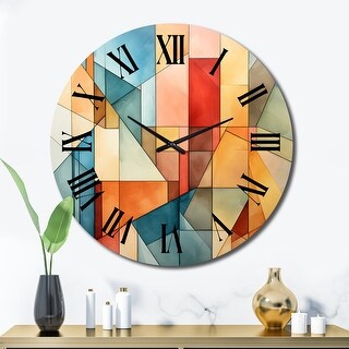 Designart "Cubism Experiment With Minimalist I" Landscapes Oversized ...