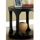 Bold Round Structure End Table With Extra Storage Shelf I Designed Legs ...