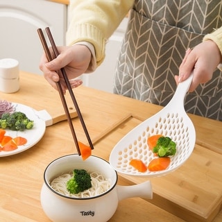 Drain Scoop Hanging Design Dense Holes Nylon Quick Drainage Drain Spoon ...