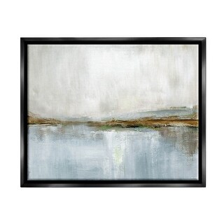 Stupell Cloudy Abstract Landscape Scene Floater Canvas Wall Art by Nan ...