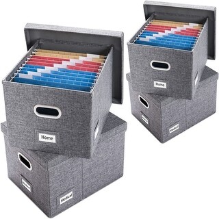 File Organizer Box - Set of 4 17.1x14x11.1 inch - Bed Bath & Beyond ...