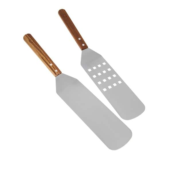 Curtis Stone Set of 2 Tiger Bamboo Grilling Spatulas Model 591-209 ...