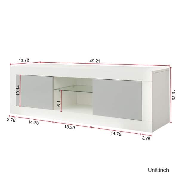 Modern TV Stand with Ample Storage Space and Sleek Design for Living ...
