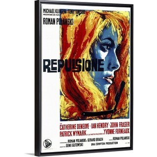 "Repulsion (1965)" Black Float Frame Canvas Art - Bed Bath & Beyond ...