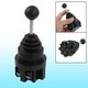 SPST 2NO 3 Position Self-locking Type Joystick Switch - Black - 4.9" x ...