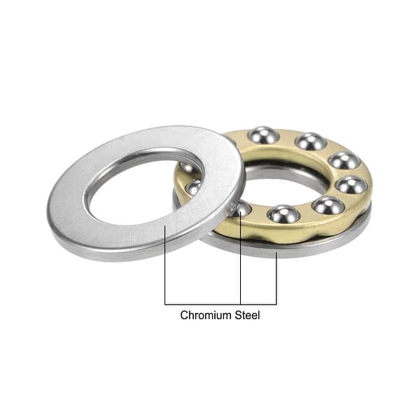 F10-18M Miniature Thrust Ball Bearing Chrome Steel with Washer 2Pcs ...