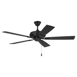 Craftmade ECF52FB5 Eos 52" 5 Blade Indoor Ceiling Fan - Flat Black ...