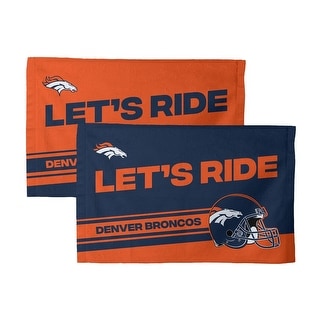 NFL Denver Broncos Play Action Fan Towel 2 Pack - 35"x60" - Bed Bath ...