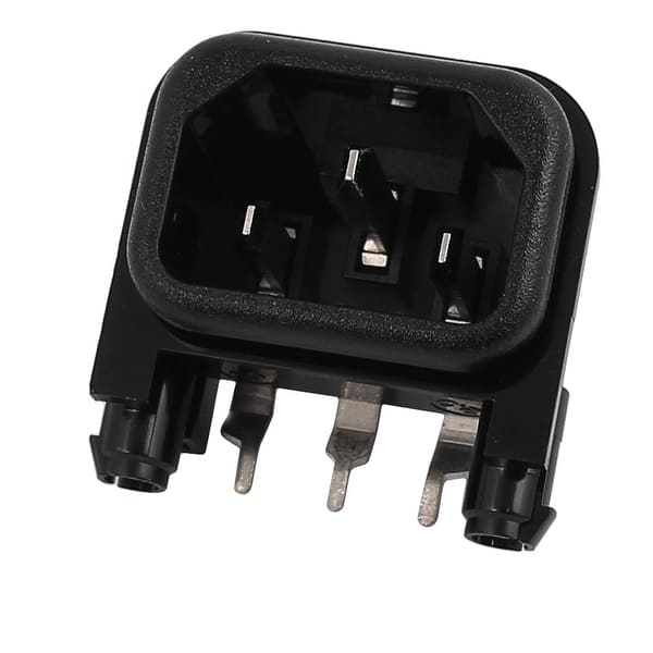 AC250V 10A 701W-G IEC 60320C14 Input Wiring Socket Male Copper Rhodium ...