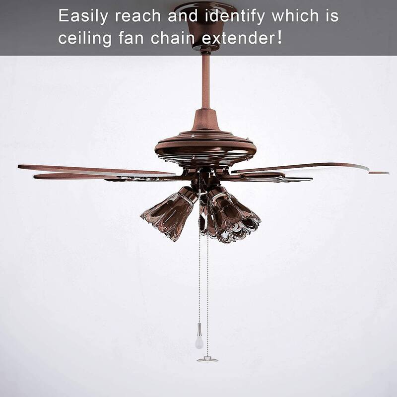 Aspen Creative 12" Walnut Finish Wooden Knob Pull Chain with Metal Top ...