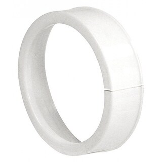 2 Pcs, Split Plastic EMT Insulating Bushing, 2-1/2 in., White Plastic ...