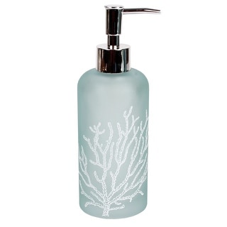 SKL Home Coral Reef Soap/Lotion Dispenser - Blue - 8.06x2.77x2.77 - Bed ...