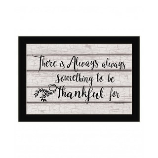 Always Thankful 1 Black Framed Print Wall Art - Bed Bath & Beyond ...