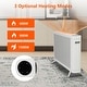 1500W Electric Baseboard Space Heater with Adjustable Thermostat ...