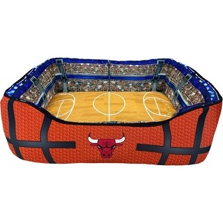 NBA Stadium Pet Pillow Bed for Dogs Sporty Basketball Dog Bed and ...
