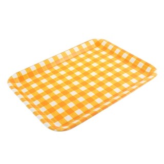Unique Bargains Restaurant Grid Pattern Rectangle Shaped Food Cake ...