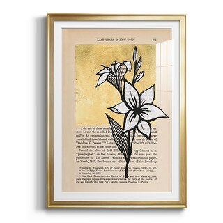 Floral Diary I Premium Framed Print - Ready to Hang - Bed Bath & Beyond ...