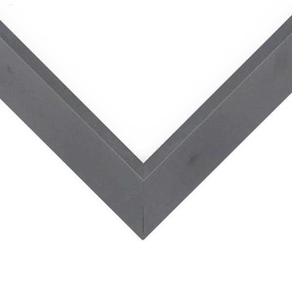 8x24 - 8 x 24 Contemporary Black Sloped Solid Wood Frame with UV - Bed ...