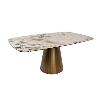 GIULIA Dining Table with ceramic top - Bed Bath & Beyond - 37906611