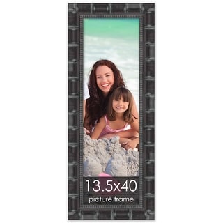 13.5x40 Bamboo Black Wood Picture Panoramic Frame Panoramic Poster ...