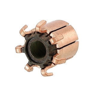 Electric Motor Commutator 7 Gear Teeth 5mm ID 11.3mm OD - Copper - Bed ...