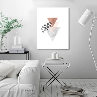 Americanflat - Unframed Wall Canvas Scandinavian Triangles by Wall ...