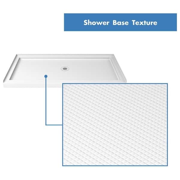 DreamLine SlimLine 34" x 60" Shower Base with 3-1/4" Center Drain - Bed ...