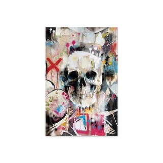 Skull Print On Acrylic Glass by Famous When Dead - Bed Bath & Beyond ...
