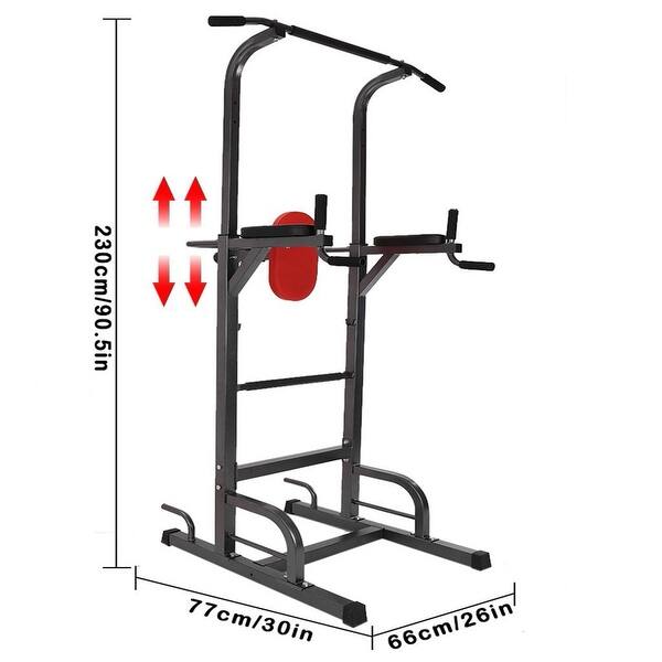 Power Tower Dip Stand Station Workout Station Pull Up Bar ...