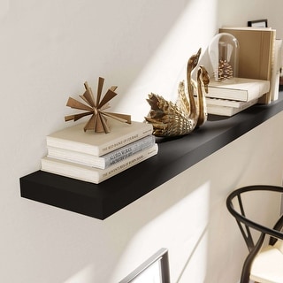 Wallniture RONDA 72 inch Floating Shelf with Hidden Brackets, Long ...