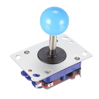 Arcade Joystick Control Stick Rocker Switch 4/8 Way Blue Ball Top ...