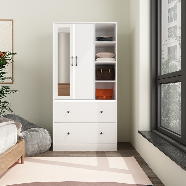 Scalable Hanging Rod Wardrobe Closet Armoire Mirror Space Saving On Sale Bed Bath Beyond 37123452
