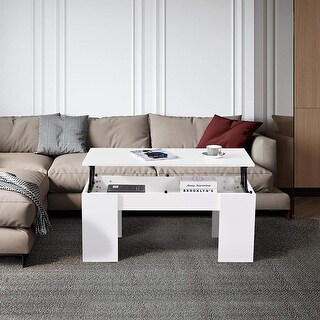 TiramisuBest Lift Top Hidden Storage Coffee Tables with Lift Tabletop ...