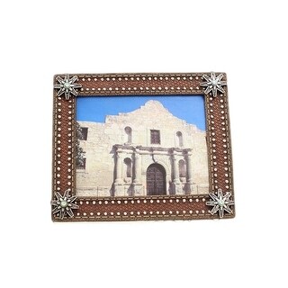 M&F Western Frame Photo Unique Spur Rowel Weave 4x6 Brown - Bed Bath ...