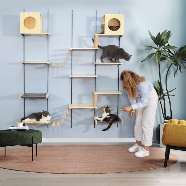 wall mounted cat tree