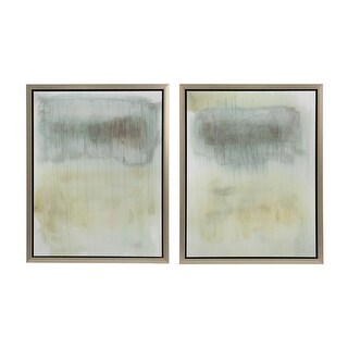 Subtle Greens Framed Printed Acrylic Wall Art - Set of 2 - Bed Bath ...