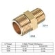 Pipe Fitting, G3/8 to G1/4 Male Thread 1.06 Inch for Water Pipes, Gold ...