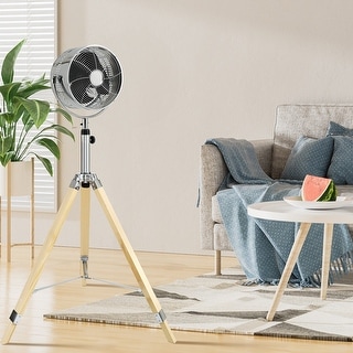 Adjustable-Height 52 In Tripod Pedestal Fan Multiple Wide Angle ...