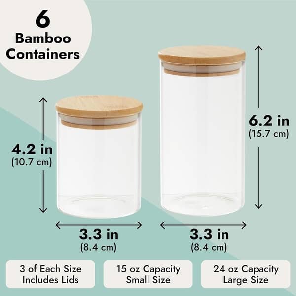 Set of Bamboo Storage Containers - Bed Bath & Beyond - 39467183