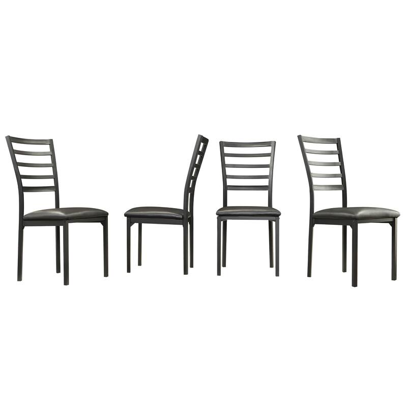 Darcy II Espresso Contoured Metal Dining Chairs (Set of 4) by iNSPIRE Q ...