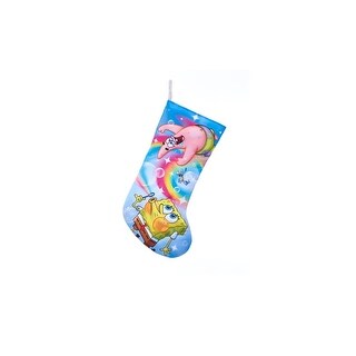 Pack of 4 SpongeBob SquarePants Rainbow Christmas Stockings 19" - Bed ...