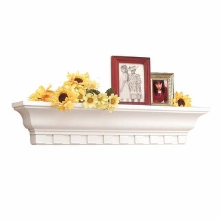 Traditional White Polyurethane Shelf Dentil 2 Feet Length Renovators ...
