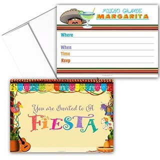 Stonehouse Collection Fiesta Invitations - 25 Fiesta Party Invites with ...