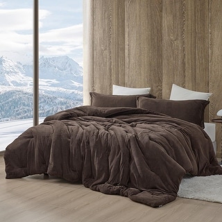 Warmer than Warm® - Coma Inducer® Oversized Comforter Set - Hot Fudge ...