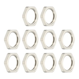 Cast Pipe Fitting Hex Locknut, Nickel Plated Copper - Bed Bath & Beyond ...