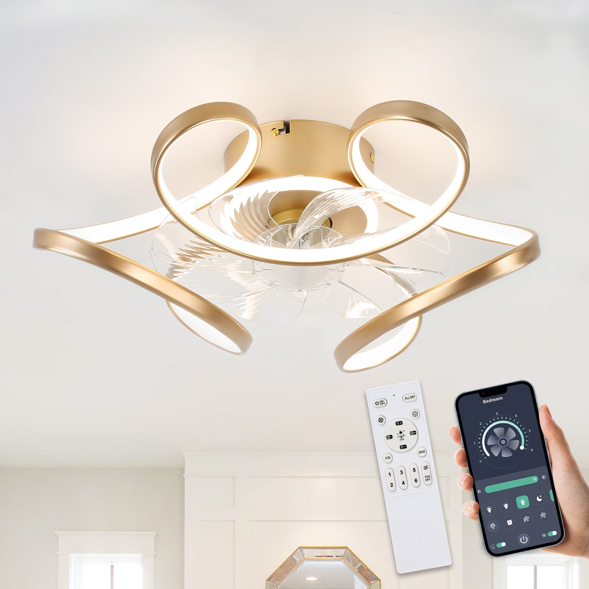 Flush Mount Indoor Ceiling Fans - Bed Bath & Beyond