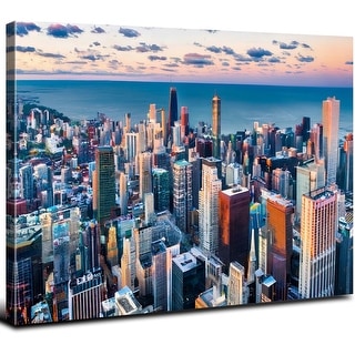 Chicago Building Wall Art USA City Skyline Wall Decor - Bed Bath ...