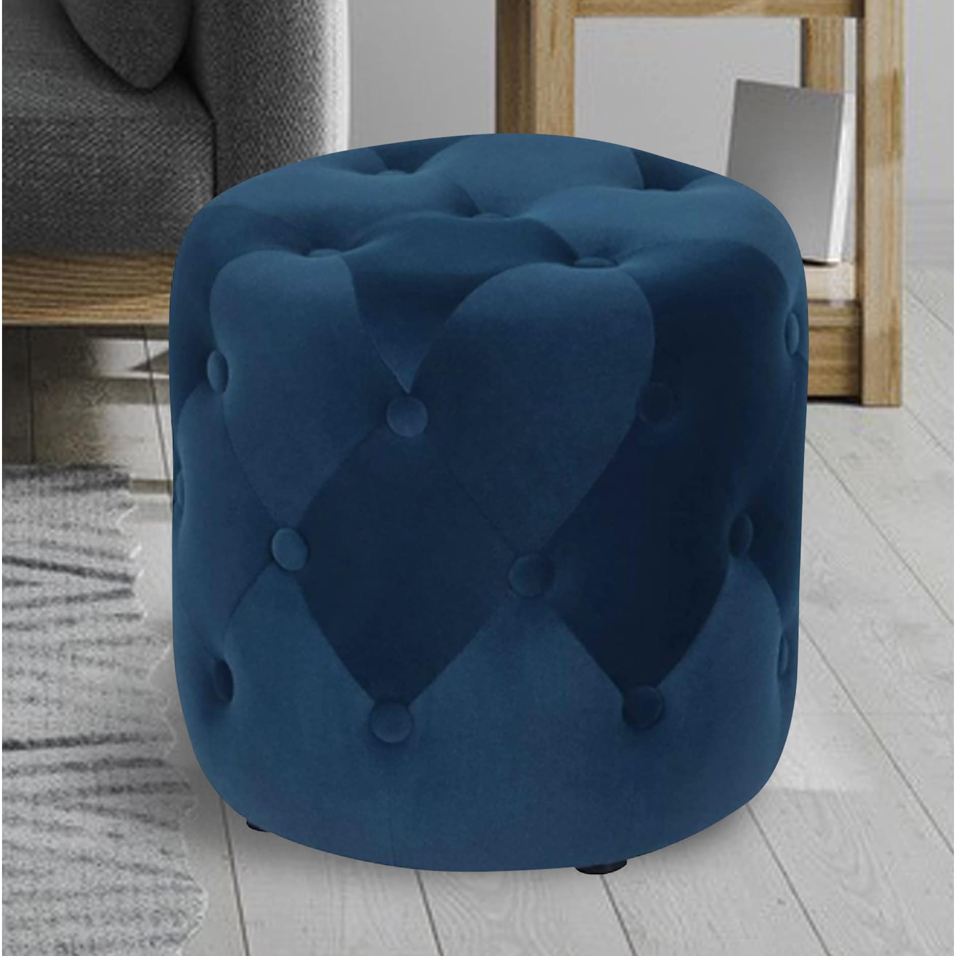 Blue Ottomans and Poufs - Bed Bath & Beyond
