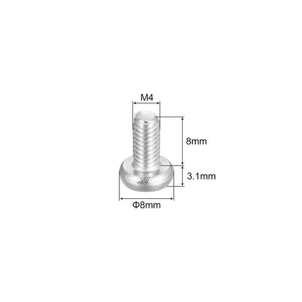 M4x8mm Torx Security Machine Screws, 10pcs 316 Stainless Steel Pan Head ...